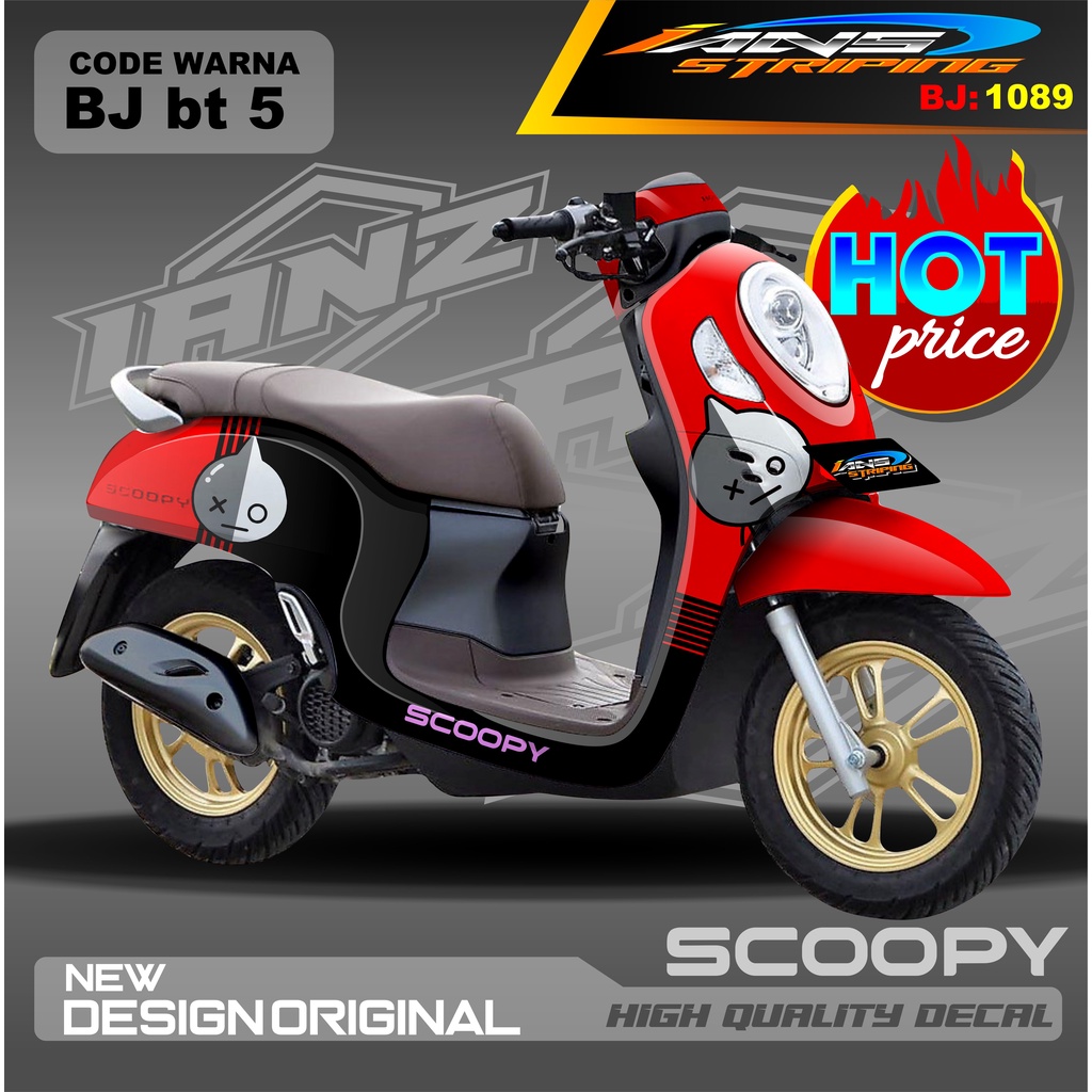 Jual DECDAL STICKER HONDA SCOOPY FULL BODY / STICKER VARIASI SCOOPY ...