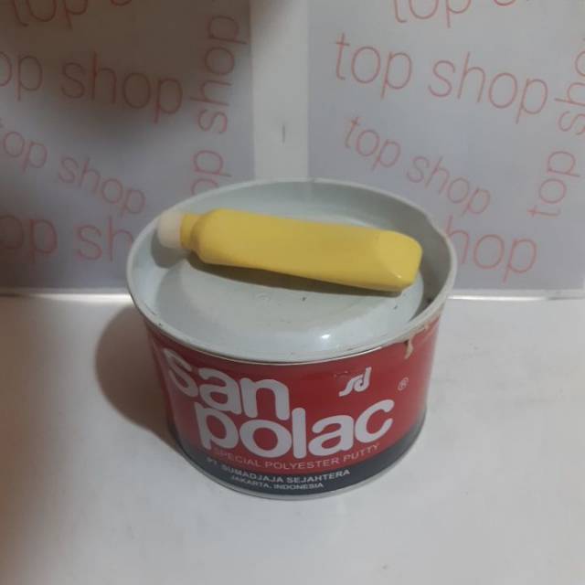 Jual DEMPUL SANPOLAC POLYESTER PUTTY UKURAN 1KG | Shopee Indonesia