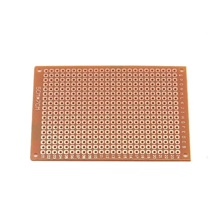 Jual PCB Lubang 5x7cm 5x7 cm Universal Fiber Dot Matrix Matrik Arduino ...
