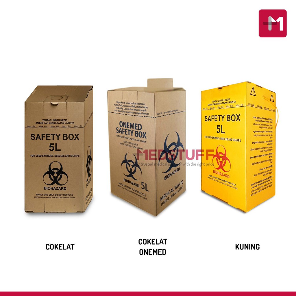 Jual Safety Box 5L Tempat Sampah Tajam Medis | Shopee Indonesia