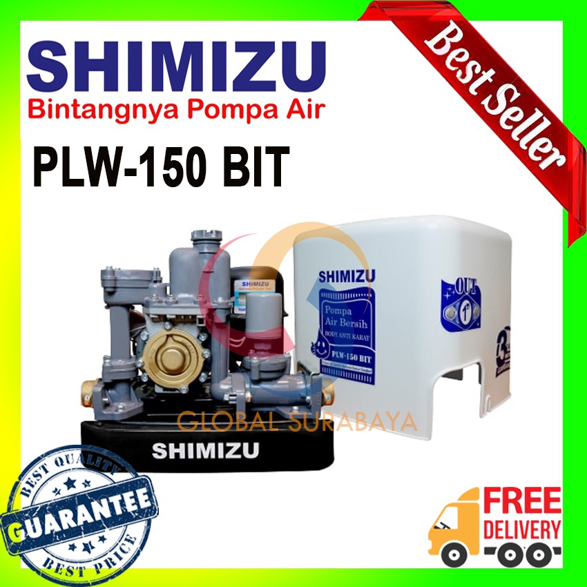 Jual Pompa Air Shimizu Booster Pump PLW-150 BIT | Shopee Indonesia