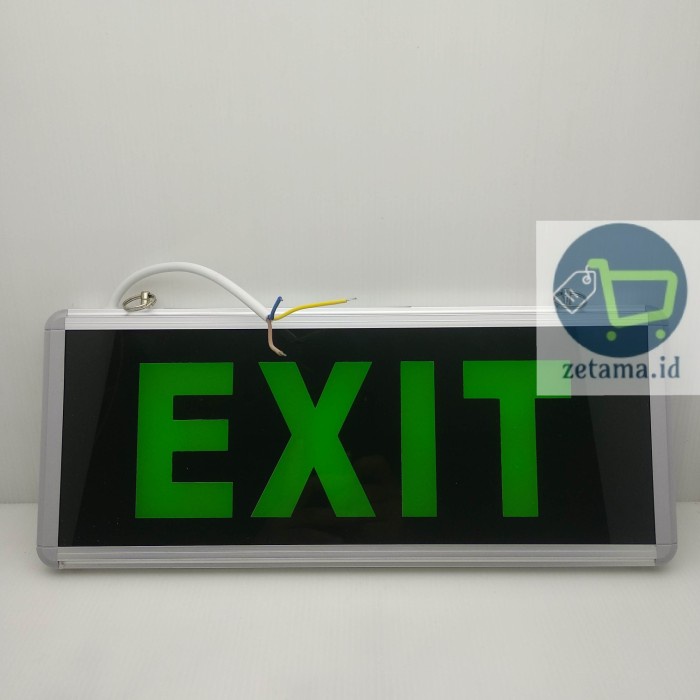 Jual ELEKTRONIK LAMPU LAMPU EXIT / EMERGENCY EXIT LAMP TULISAN HIJAU ...