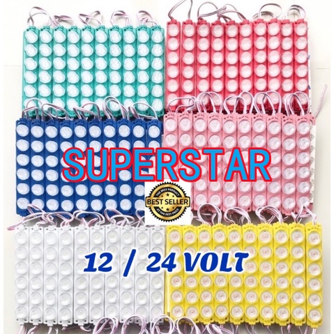 Jual LAMPU LED MODUL 6MATA SMD DC 12VOLT dan 24VOLT WATERPROOF 6 MATA ...