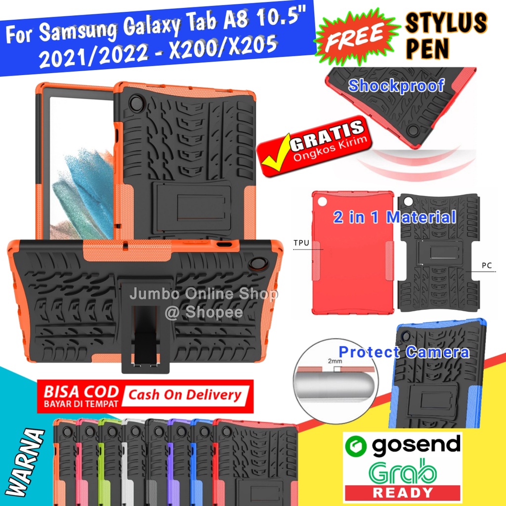 Jual Case Samsung Galaxy Tab Tablet A8 10.5 Inch 2021 2022 SM X200 X205 ...