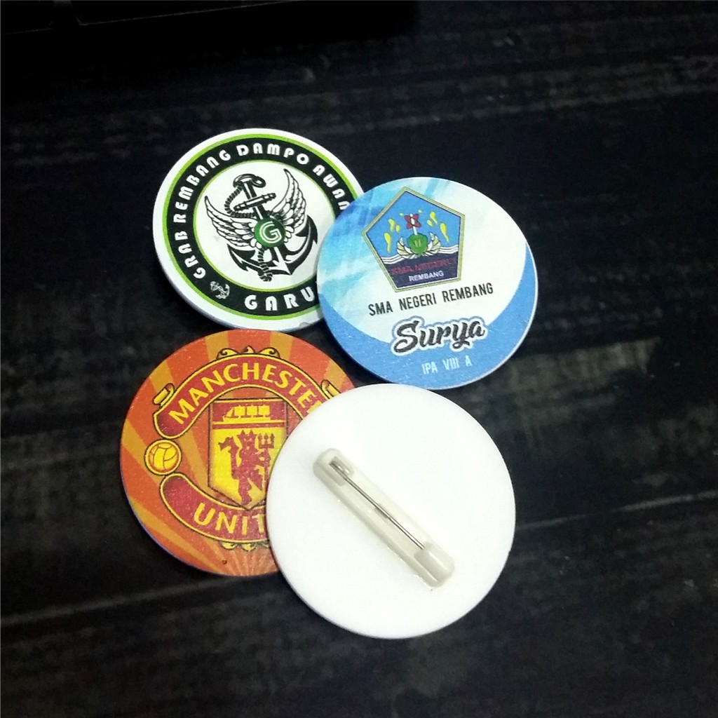 Jual Pin | Pin Akrilik | Pin UV | Pin Custom | Pin Acrylic | diameter 4 ...