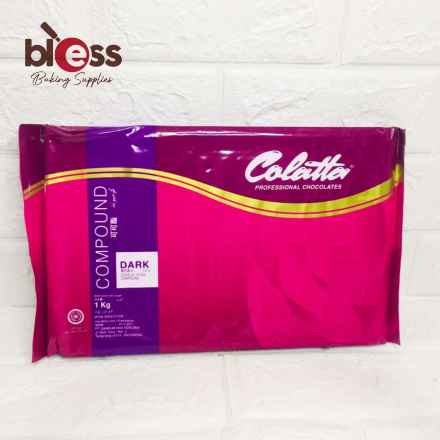 Jual COKLAT BATANG COLATTA DARK 1 KG / CHOCOLATE COMPOUND COKELAT ...