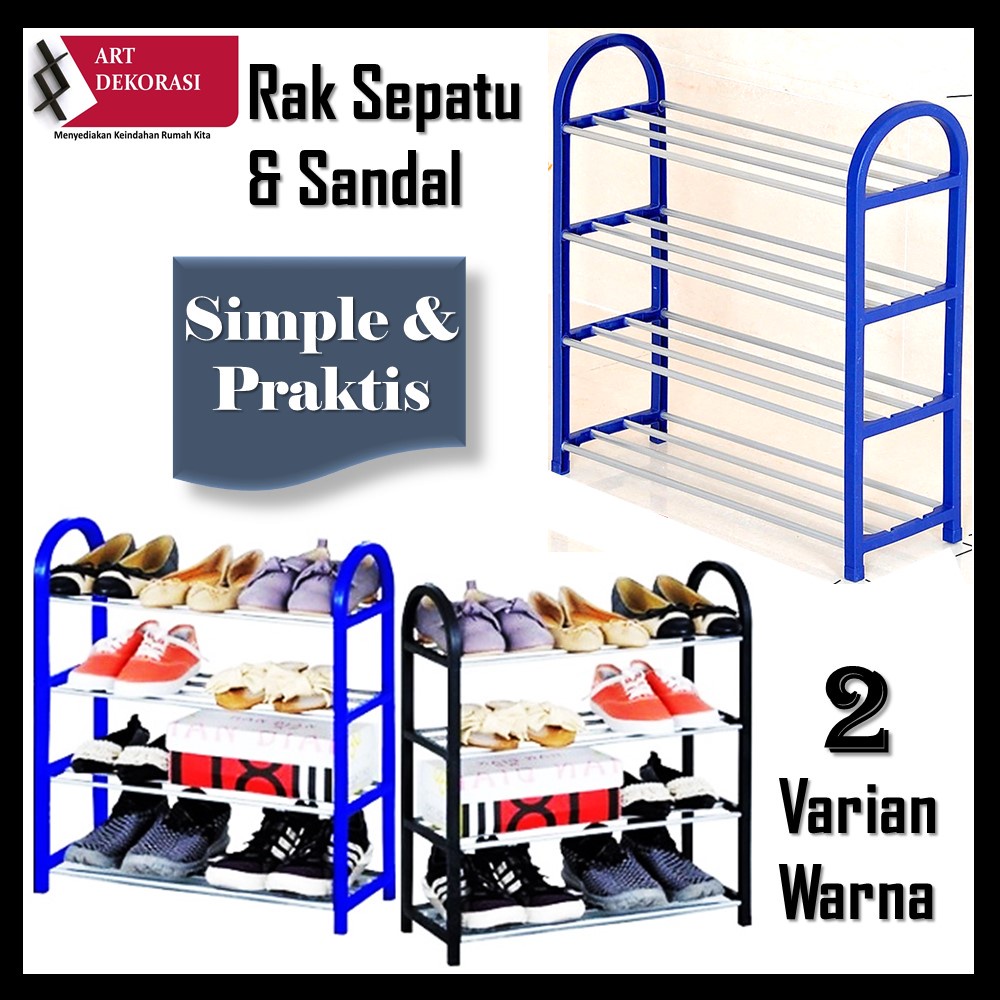 Jual Rak Sepatu Rak Sandal Rakitan Simple Dan Ringan Dekorasi Rumah ...