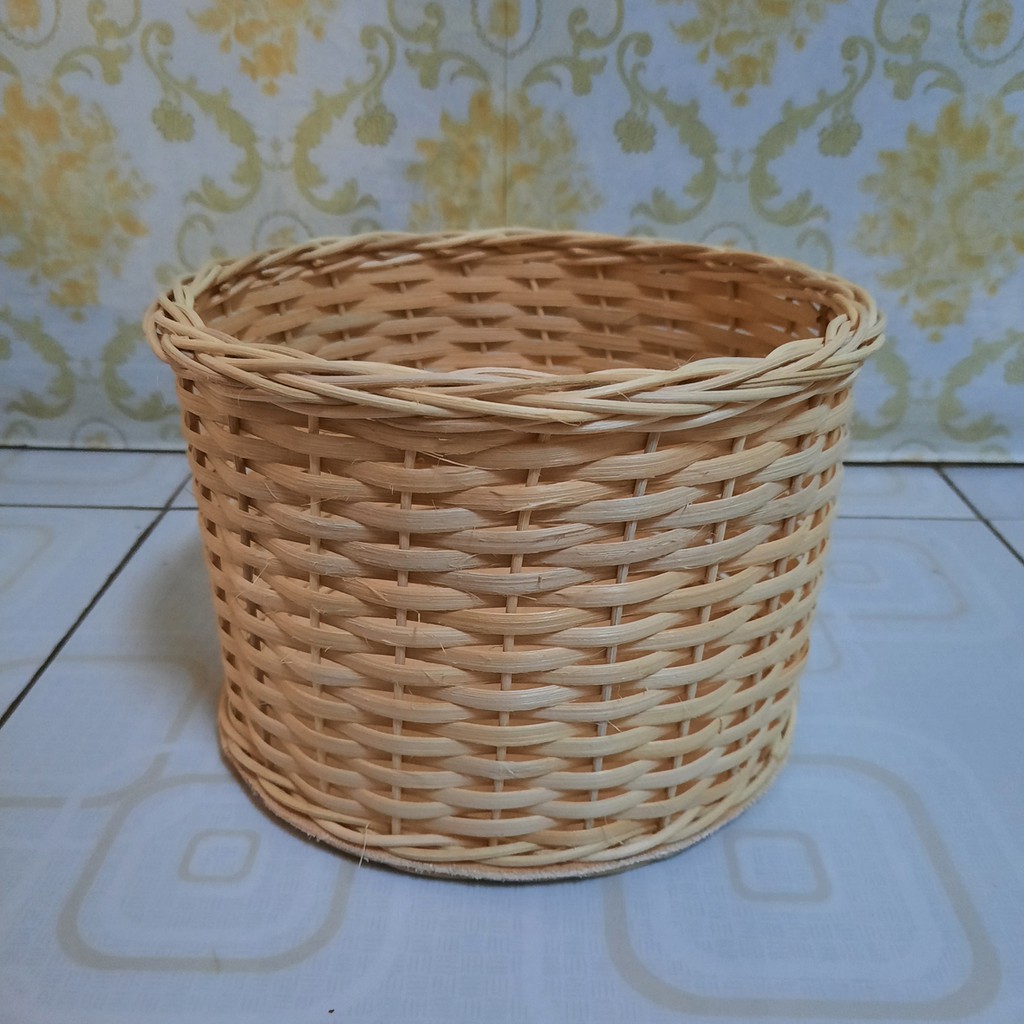 Jual Keranjang Rotan Bulat TP D.15 Cm | Shopee Indonesia