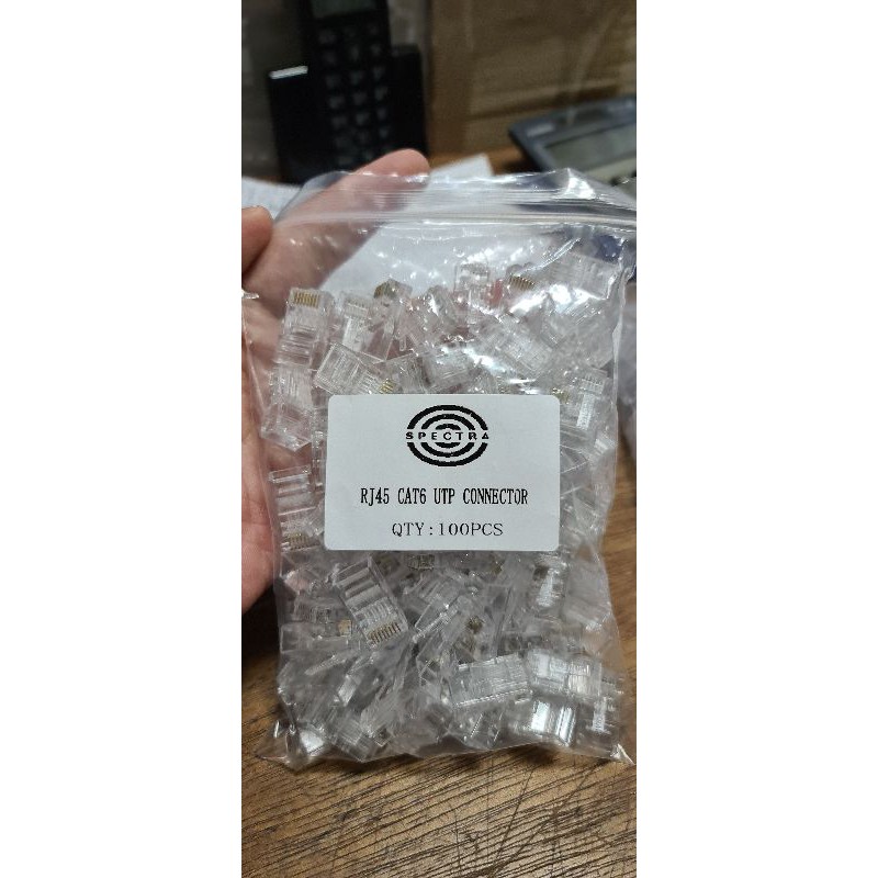Jual Konektor pin utp cat 6 Spectra | Shopee Indonesia