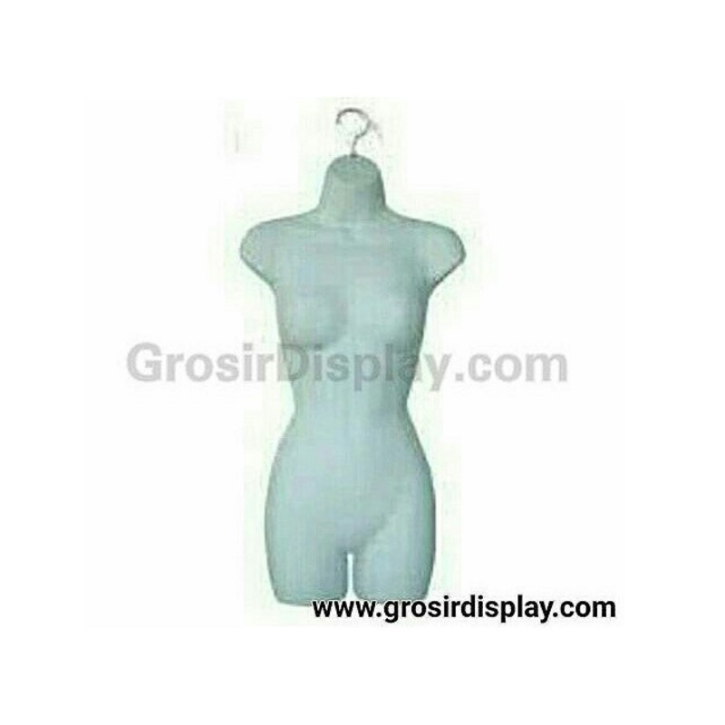 Jual Hanger Body Manekin Tebal Display Gantung Setengah Badan Depan ...