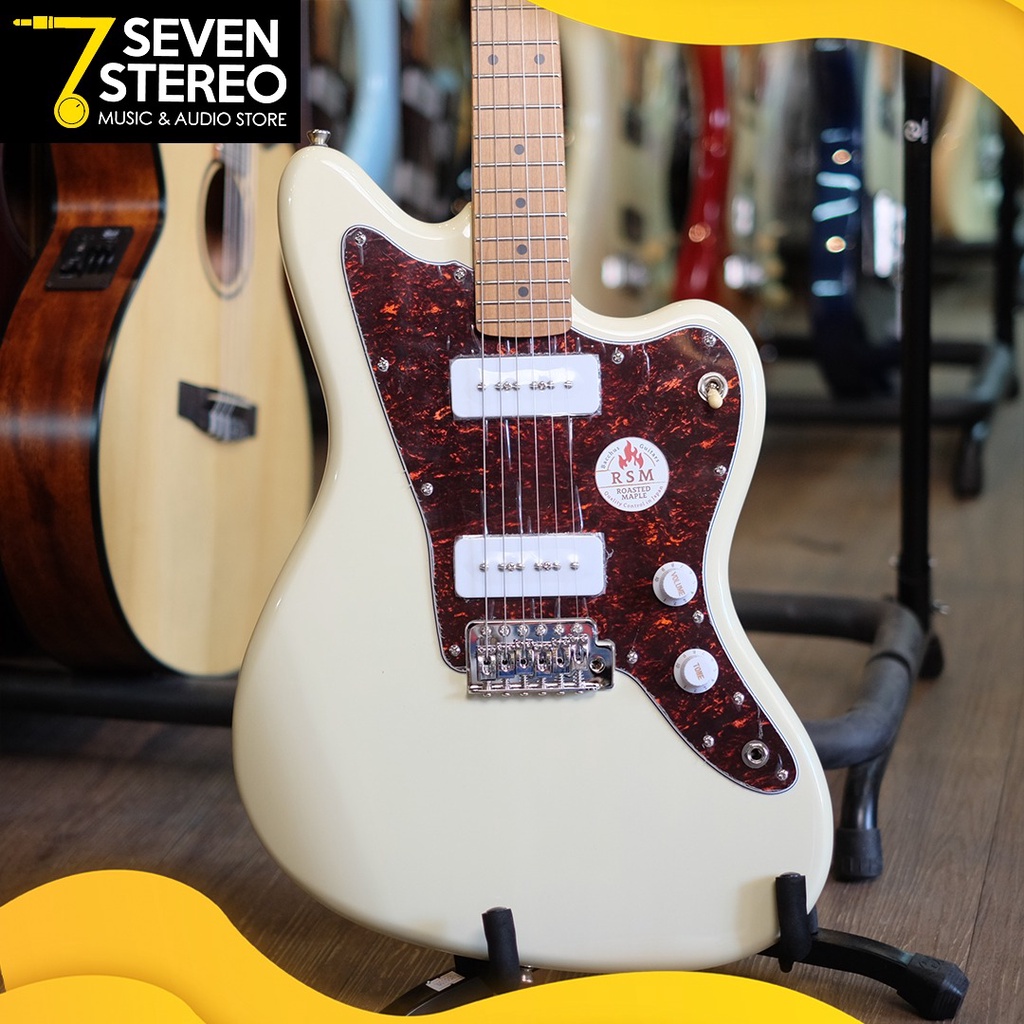 Jual Bacchus BJM-1RSM BJM1RSM Jazzmaster Olympic White Roasted Maple ...