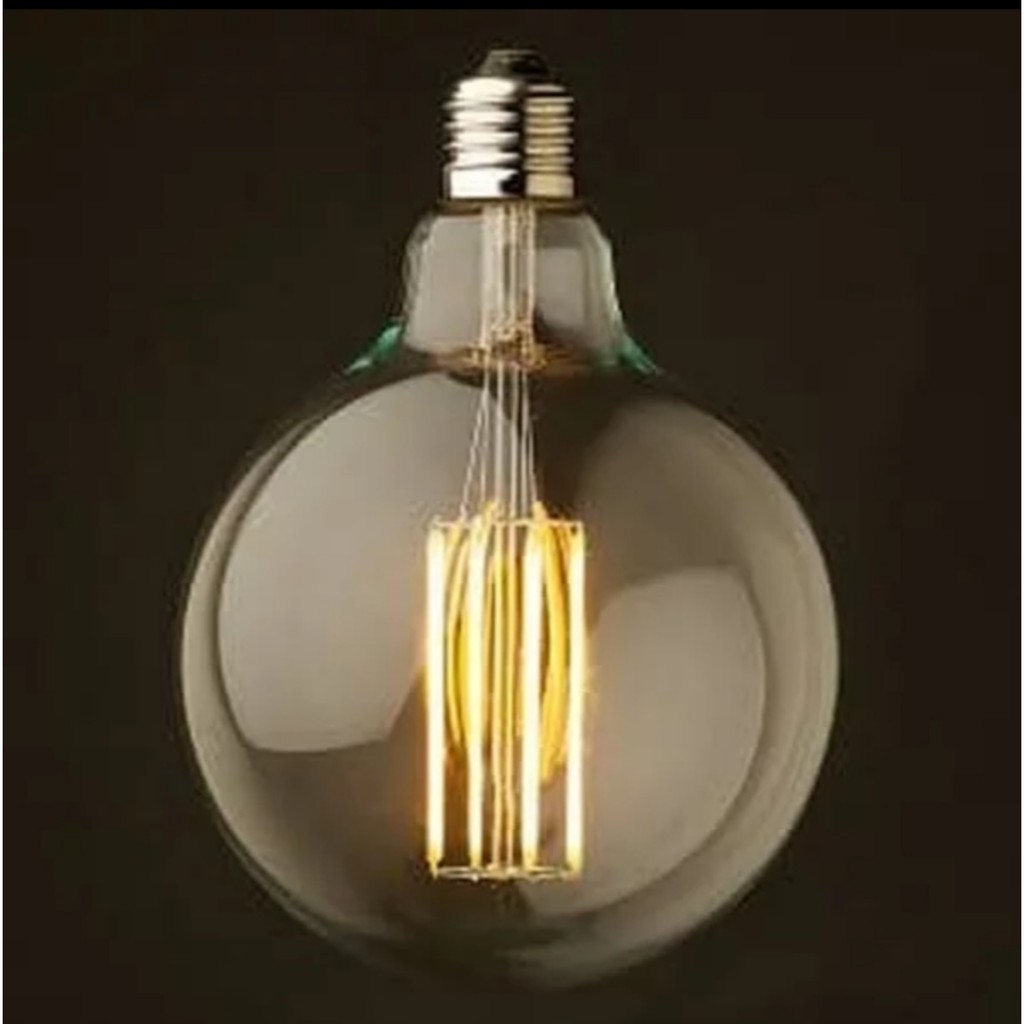 Jual Lampu edison fillamen LED tipe G125 bulat 4 watt 4w retro classic ...