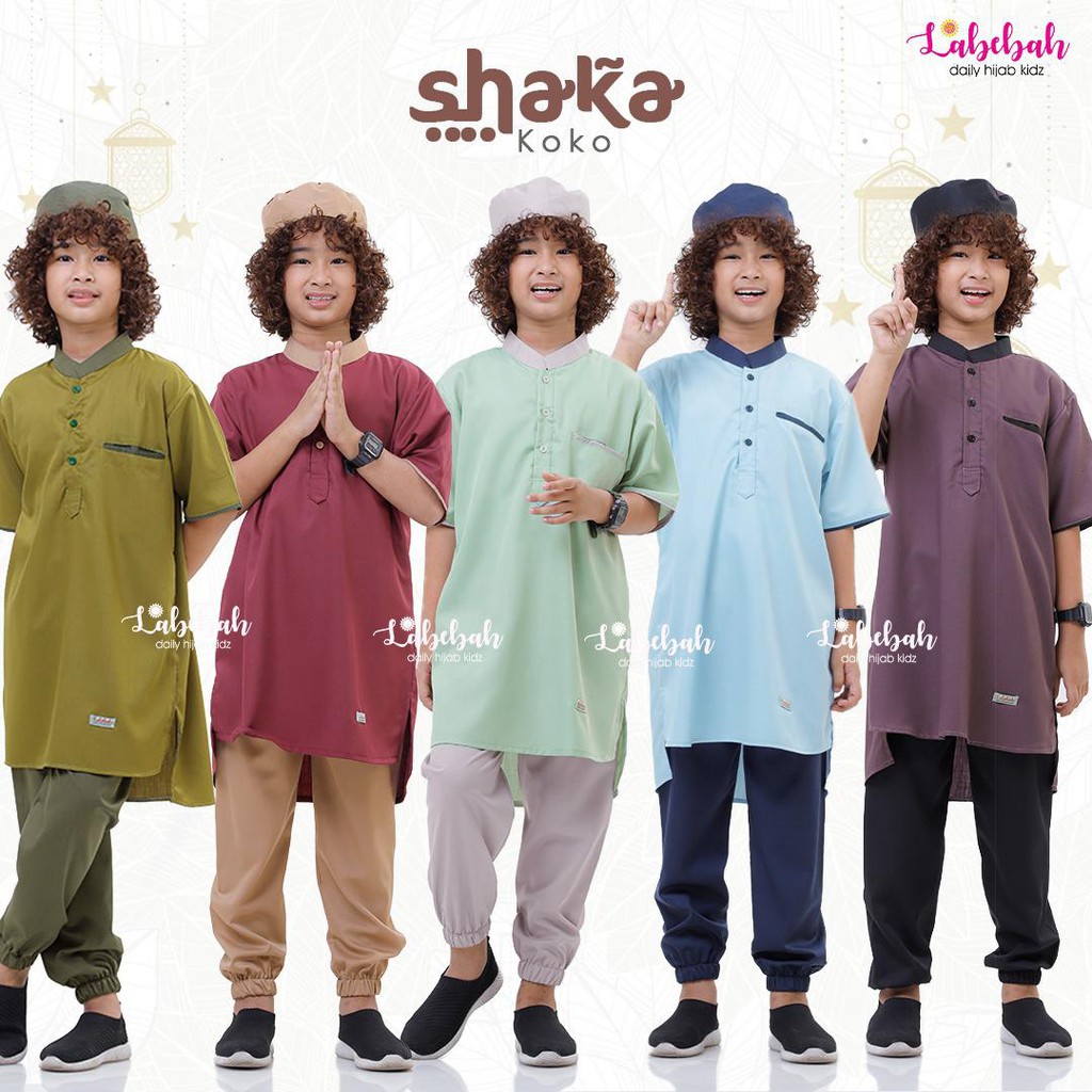 Jual NEW Koko set Shaka LABEBAH | Shopee Indonesia
