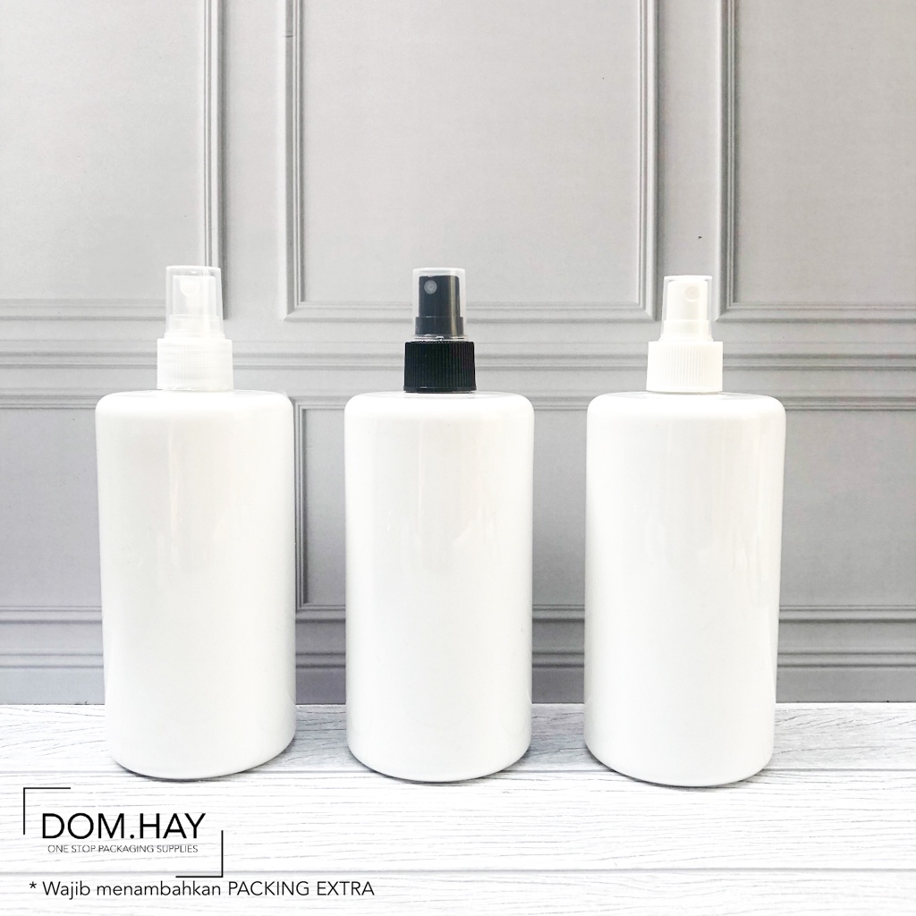 Jual 500ml Botol Spray Plastik Putih Face Mist Semprot Handsanitizer DH ...