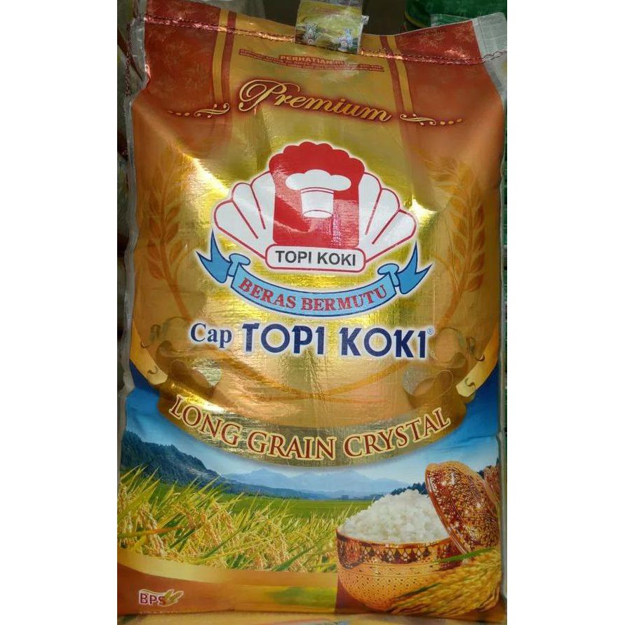 Jual BERAS LONG GRAIN PREMIUM CAP TOPI KOKI 20KG | Shopee Indonesia
