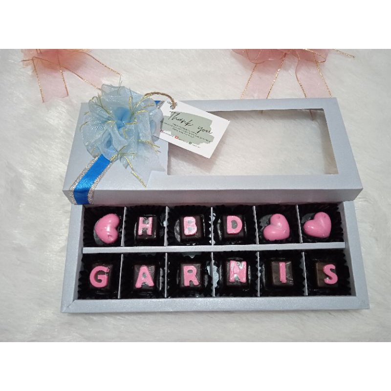 Jual Cokelat Gift Box, Cokelat Sekat, Coklat Ucapan, Coklat Hadiah ...