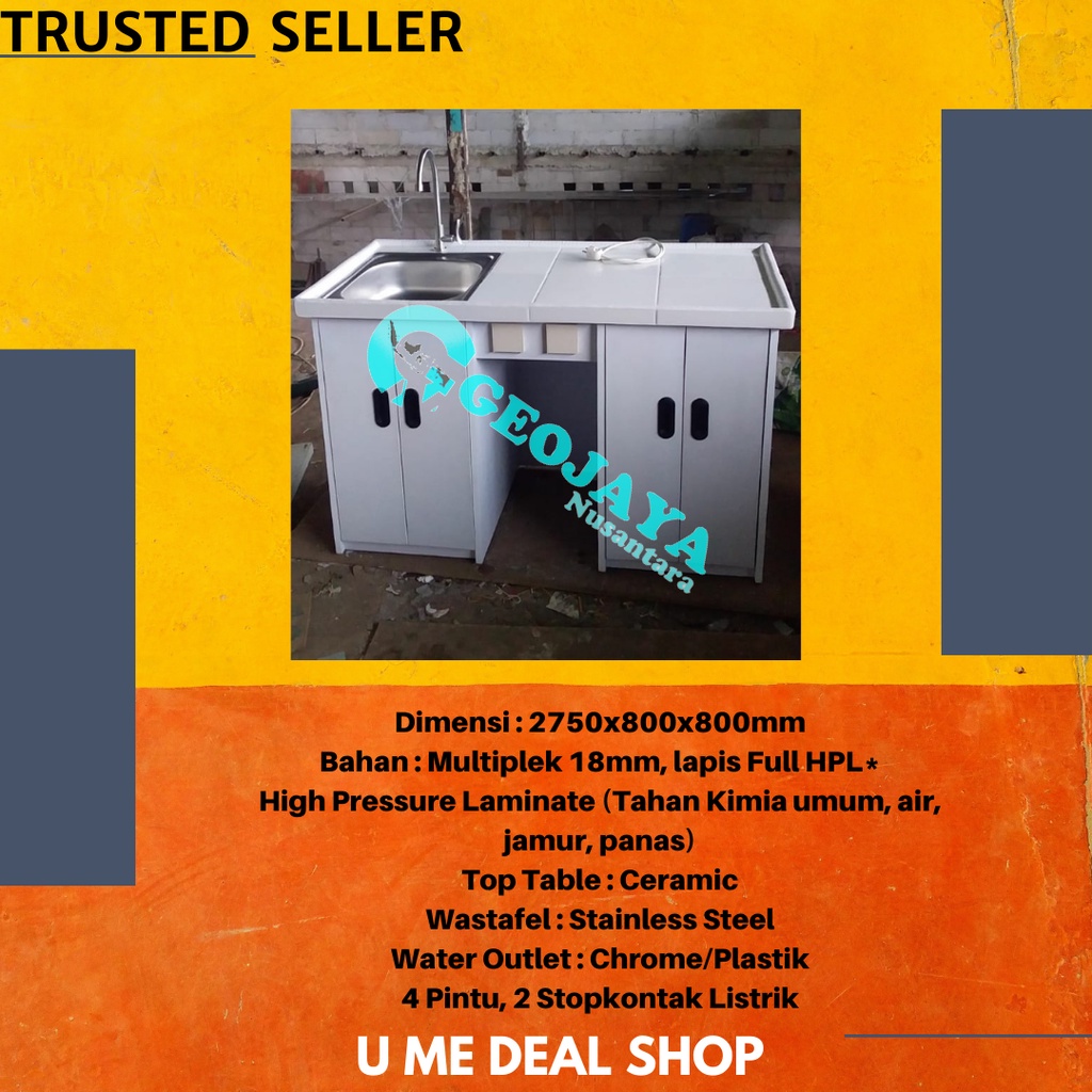 Jual Meja Panjang Laboratorium 275 Keramik + SA3 Meja Lab | Shopee ...