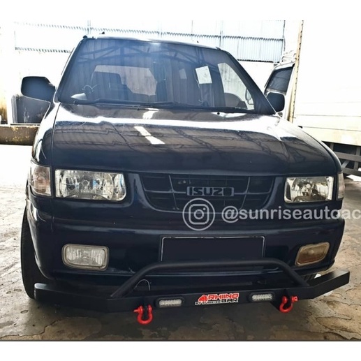 Jual BUMPER RHINO CROSS GUARD ISUZU NEW PANTHER 2001-2019 WITH DRL ...