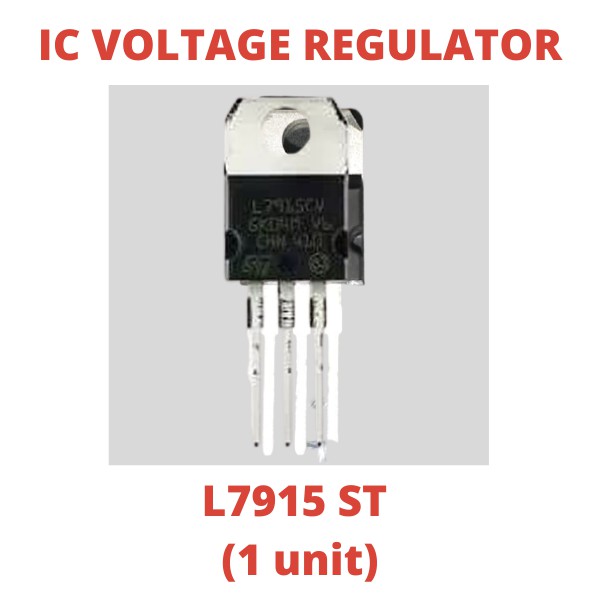 Jual IC L7915 ST REGULATOR L 7915 L7915ST VOLTAGE REGULATOR REG ...