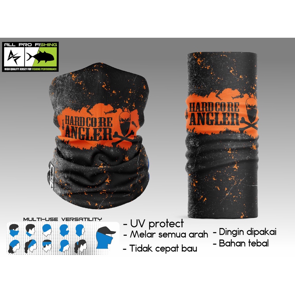 Jual Buff mancing angler hardcore bisa Custom bahan UV protect melar ke ...