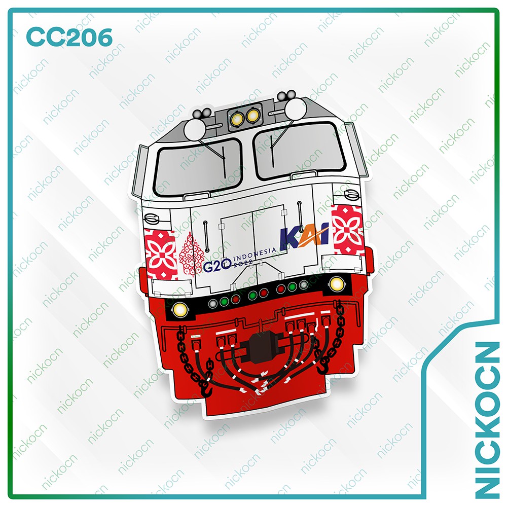 Jual Stiker Lokomotif CC206 | Shopee Indonesia