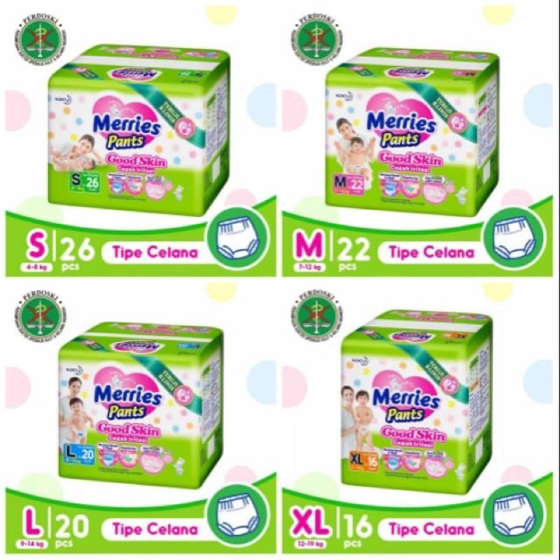 Jual MARRIES GOOD DKIN PANTS DIAPERS S26 | Shopee Indonesia