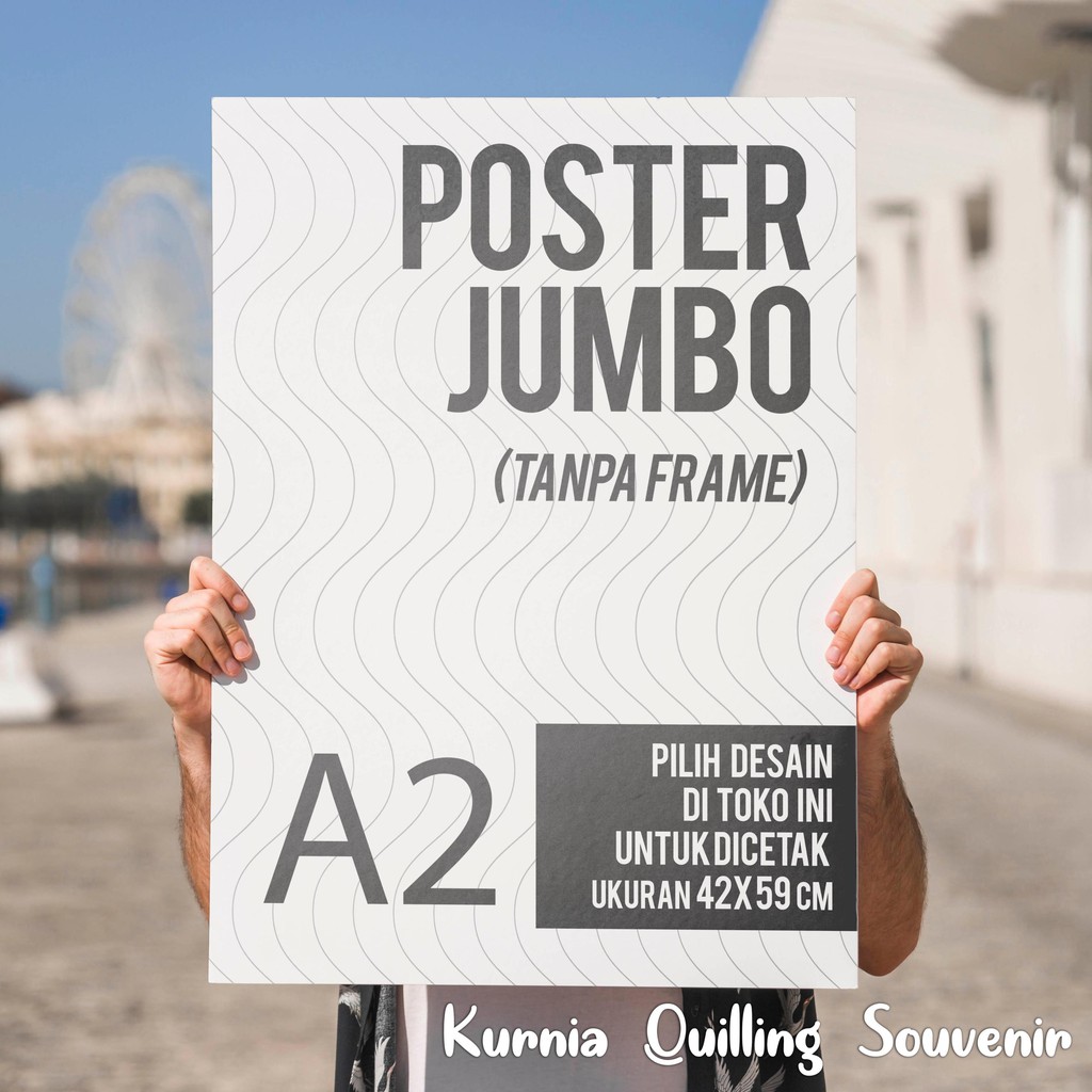 Jual Poster Jumbo Ukuran A2 | Shopee Indonesia