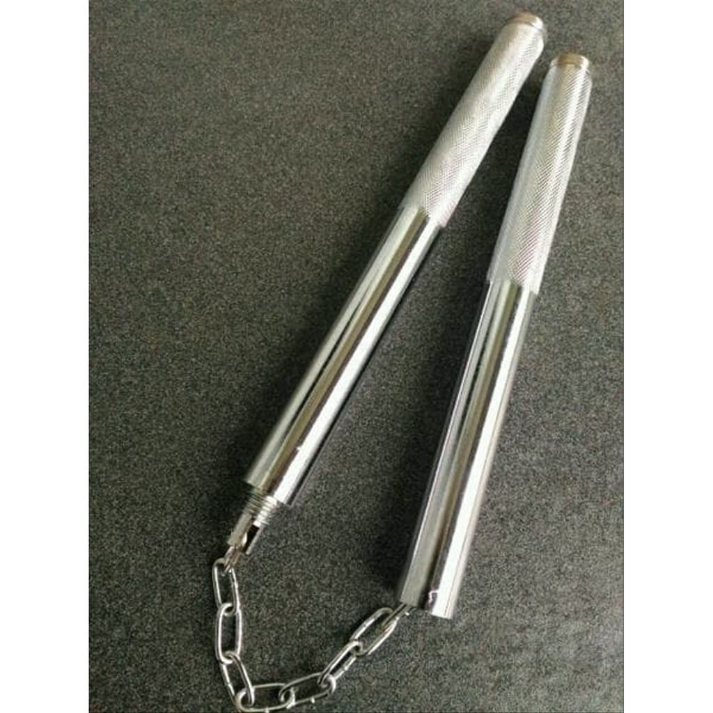 Jual PROMO TAJAM COD Double Stick Besi Doublestick Nunchaku Besi ...