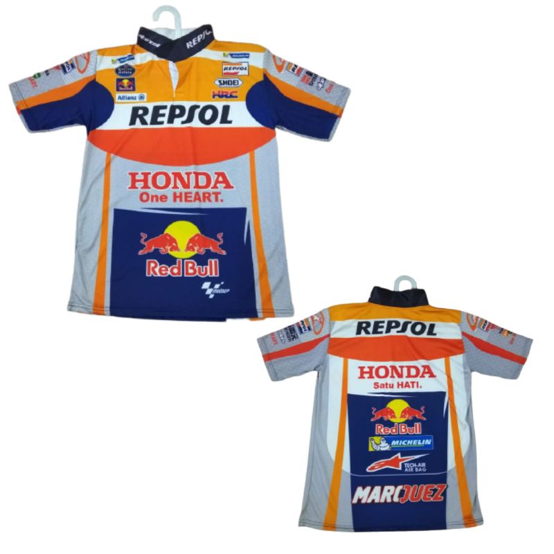 Jual JERSEY BALAP HONDA REPSOL UKURAN L - BAJU TIM PEMBALAP HONDA ...