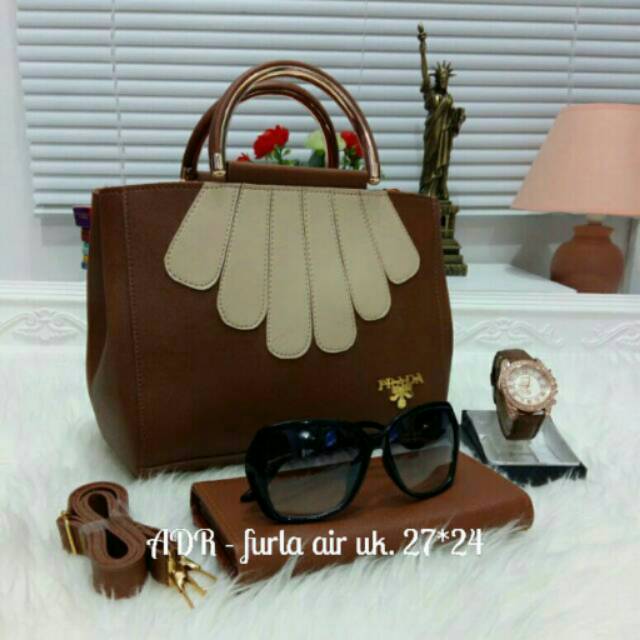 Jual Tas paket 4in1 pra*da merak / tas paketan 4in1 / tas paket 3in1 ...