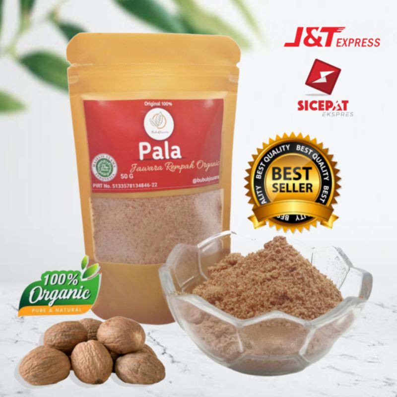Jual Pala/Palawija Nutmeg Bubuk Asli 50gram | Shopee Indonesia