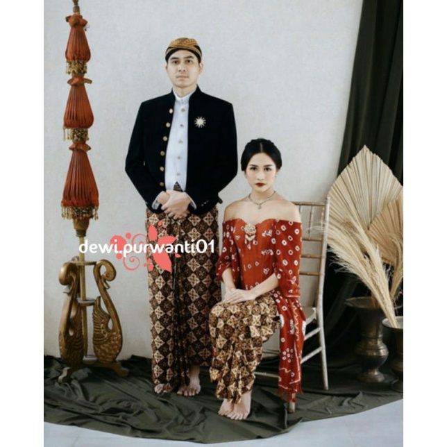Jual Set Pakaian Couple/Prewedd_Adat Jawa Model Basahan | Shopee Indonesia