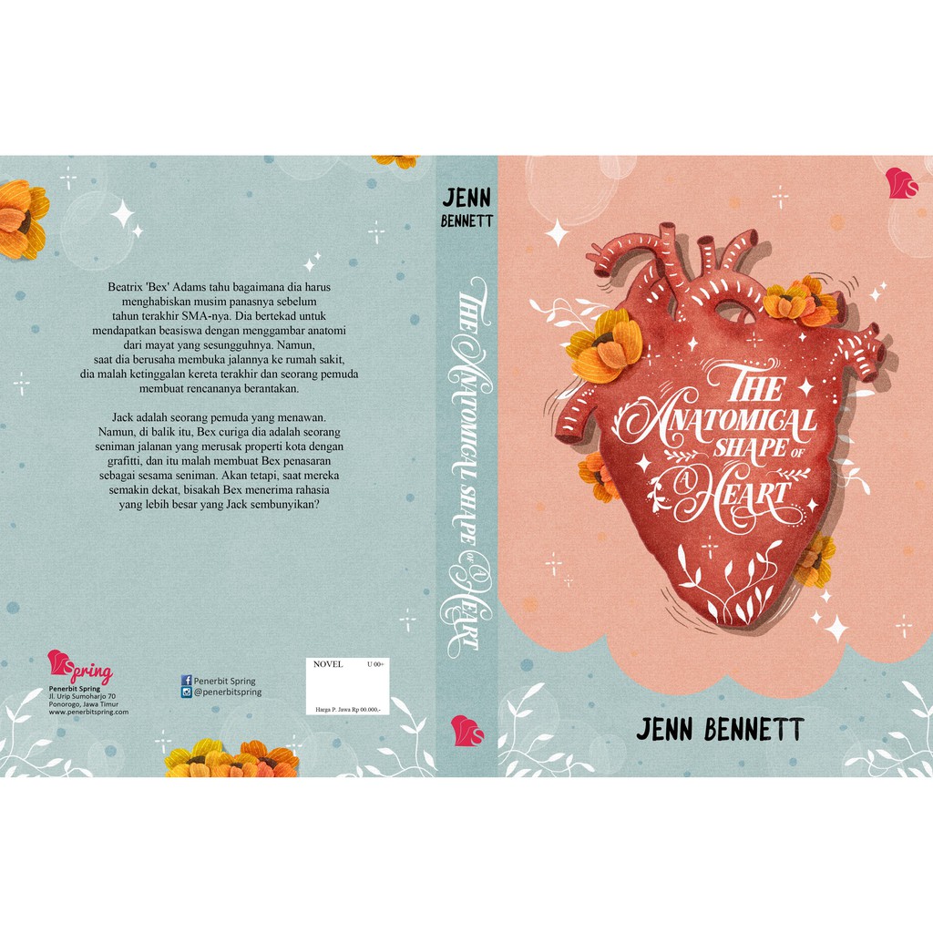 Jual THE ANATOMICAL SHAPE OF A HEART Jenn Bennett | Shopee Indonesia