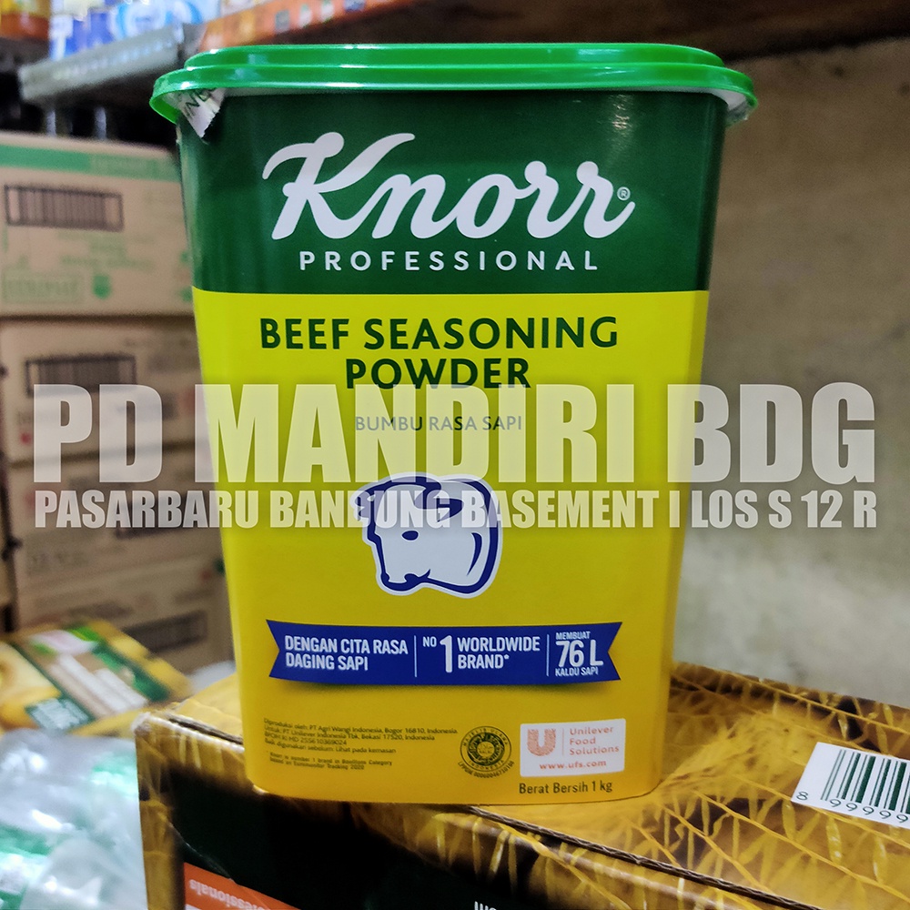 Jual KNORR BEEF SEASONING POWDER 1 KG BUMBU RASA SAPI | Shopee Indonesia