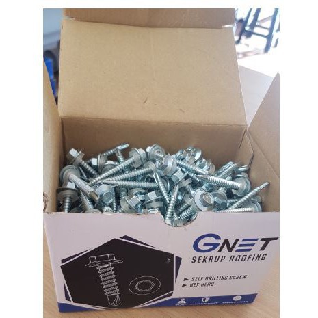 Jual Baut Bajaringan Gnet Truss 4.8X45MM 200pcs | Shopee Indonesia