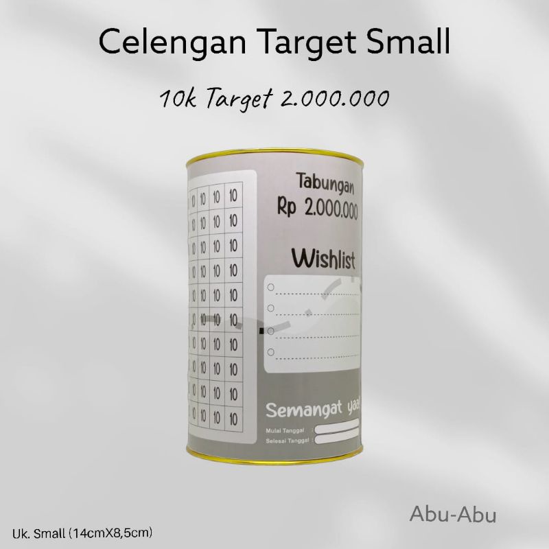 Jual Celengan Target Murah 10k Target 2jt Celengan Viral Tabungan ...