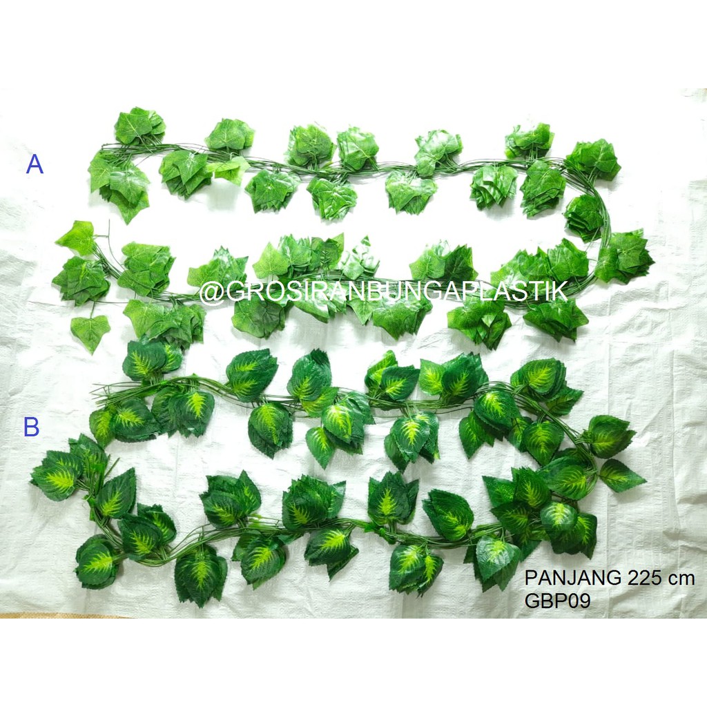 Jual Daun Artificial/Daun Hias/Daun Plastik/Daun Dekorasi/Daun Rambat ...