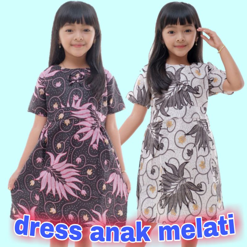 Jual New Motif Batik - Dress batik Anak perempuan umur 2-10 Tahun ...