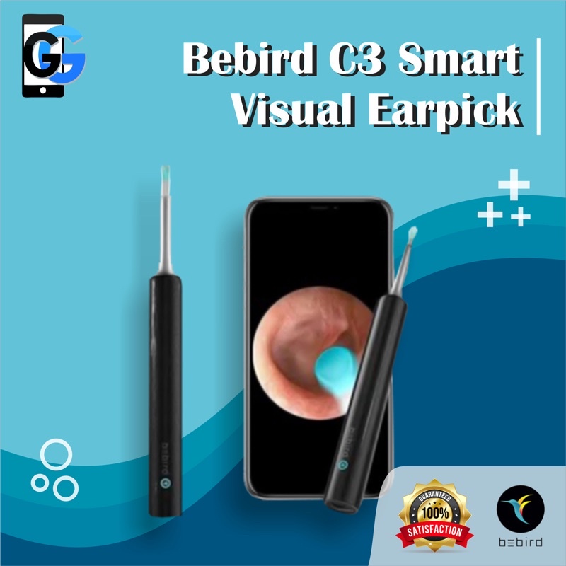 Jual Bebird C3 Ear Cleaning Wifi Visual Ear Spoon Earpick Korek Kuping ...
