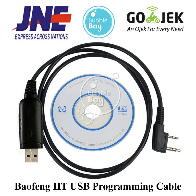Jual Baofeng HT USB Programming Cable / Kabel Data + CD Driver | Shopee ...