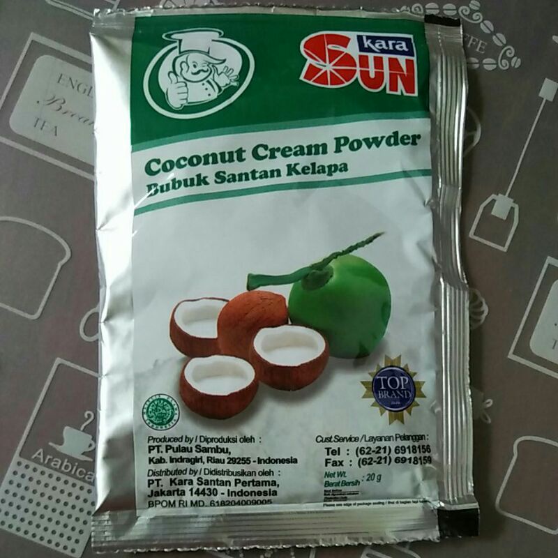 Jual Santan Bubuk Sun Kara 20 gr coconut cream powder masakan minuman ...