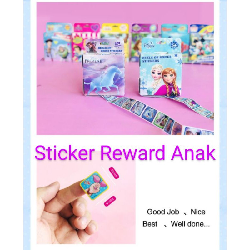 Jual Sticker Reward Anak Karakter Kartun (Reward Kotak) | Shopee Indonesia