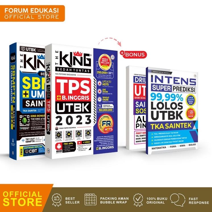 Jual [(BAYAR DITEMPAT) PAKET HEMAT THE KING SAINTEK - SOSHUM 2023 + THE KING TPS 2023 BONUS BUKU ...