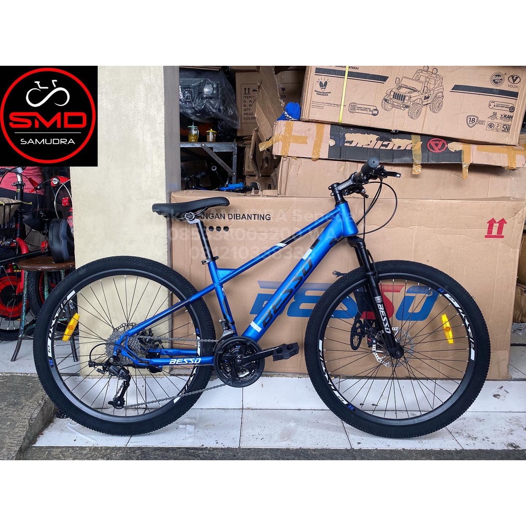 Jual Sepeda Gunung MTB 26 BESSO 8sp Shimano Murah BDG | Shopee Indonesia
