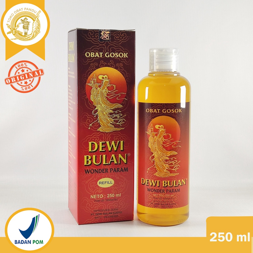 Jual OBAT GOSOK DEWI BULAN WONDER PARAM (refill, 250 ml) | Shopee Indonesia