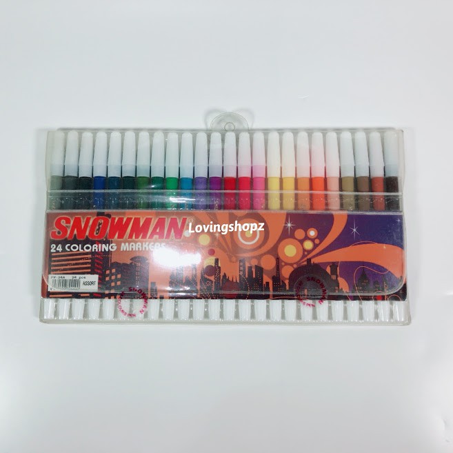Jual Snowman Coloring Marker 24 Color | Shopee Indonesia