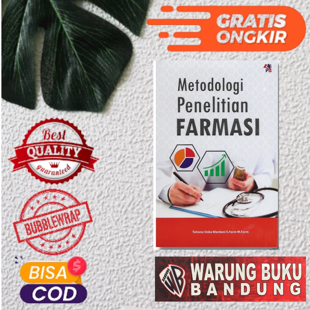 Jual Buku Metodologi Penelitian Farmasi - Tatiana Siska Wardani | Shopee Indonesia
