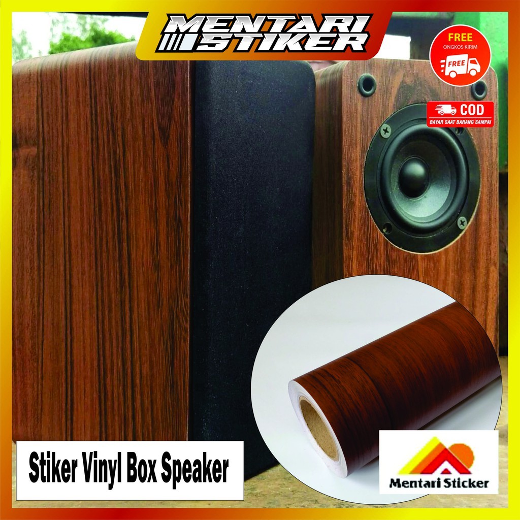 Jual Stiker Vinyl Box Speaker Motif Kayu/Stiker Sound Sistem | Shopee ...