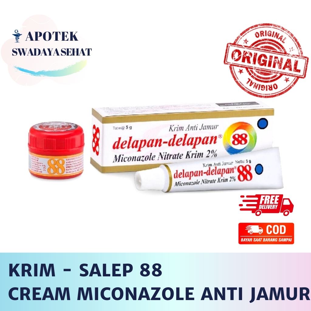 Jual KRIM88 Delapan - Delapan Salep - Miconazole Anti Infeksi Jamur ...