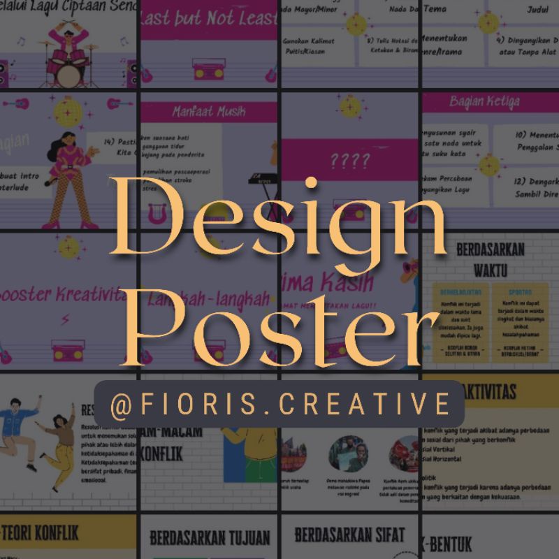 Jual FIORIS | Design Poster • Foto • PPT • Brosur • Logo • Infografis ...